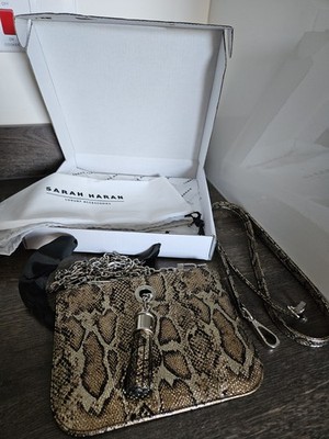Sarah Haran Lily Exotic Python Brand New Condition In Box | eBay UK
