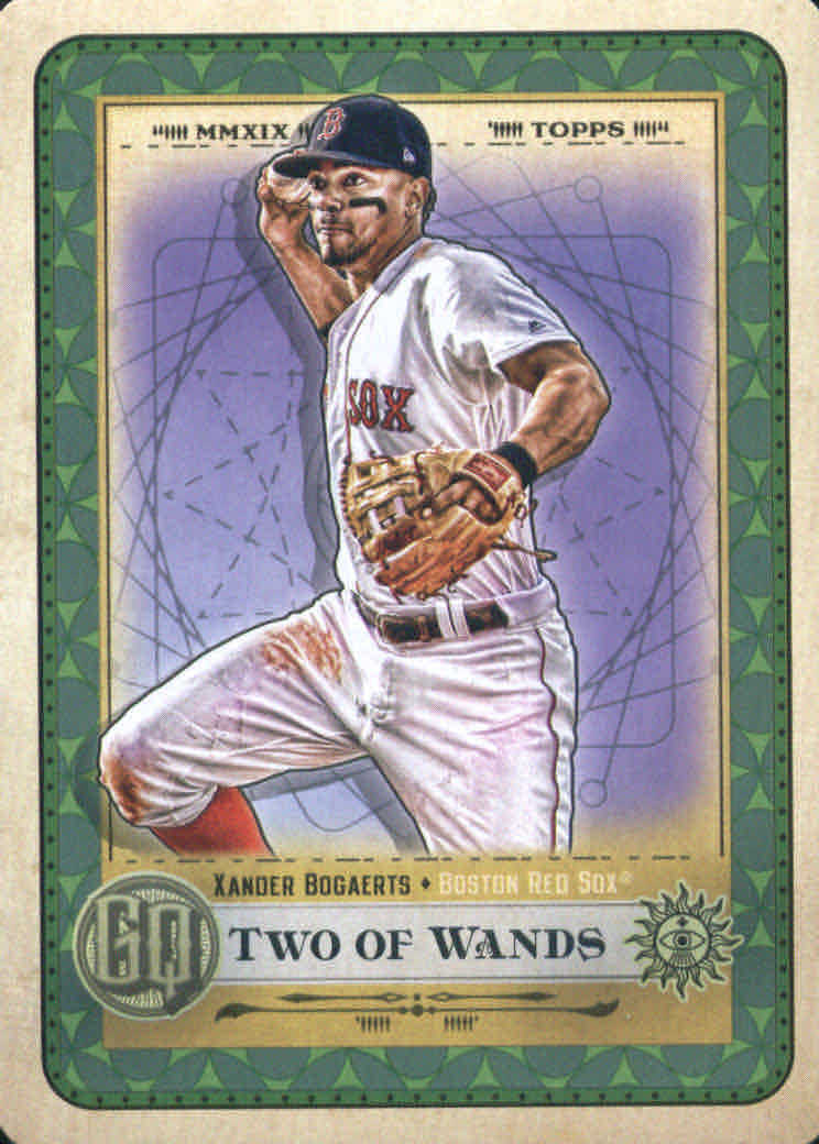 2019 Topps Gypsy Queen Tarot of the Diamond #3 Xander Bogaerts Insert ...