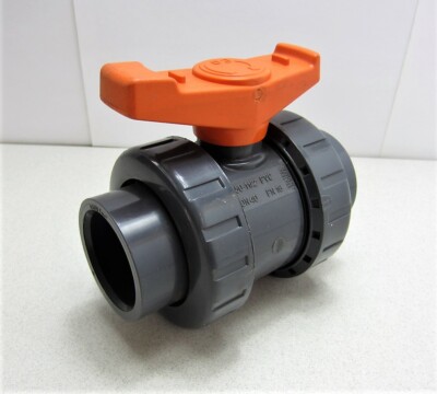 FIP 1 1/2" PVC Ball Valve Socket New | eBay