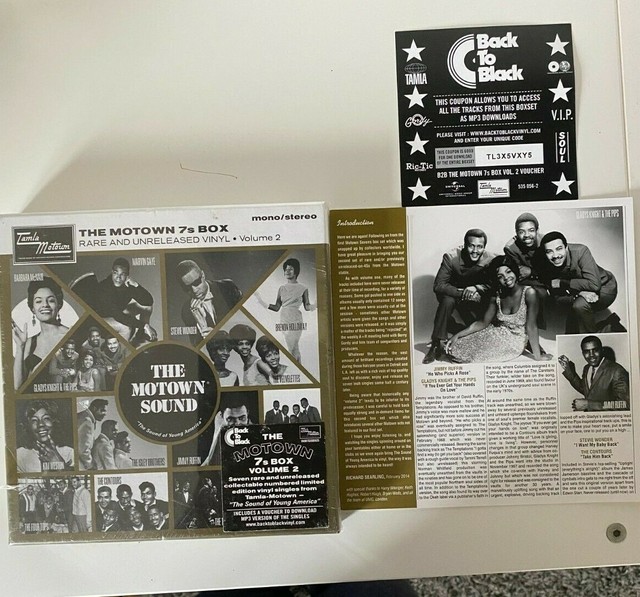 Motown 7s Box: Rare and Unreleased Vinyl, Vol. 2 by Various Artists ...