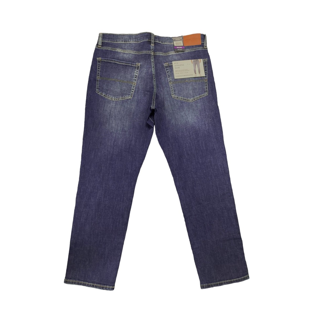 Lucky Brand Men's 412 Athletic Slim Fit Stretch 5-Pocket Lucky Brand Men's 412 Athletic Slim Fit Stretch 5-Pocket