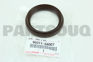 9031158007 Genuine Toyota SEAL, OIL(FOR TIMING CHAIN OR BELT COVER ...