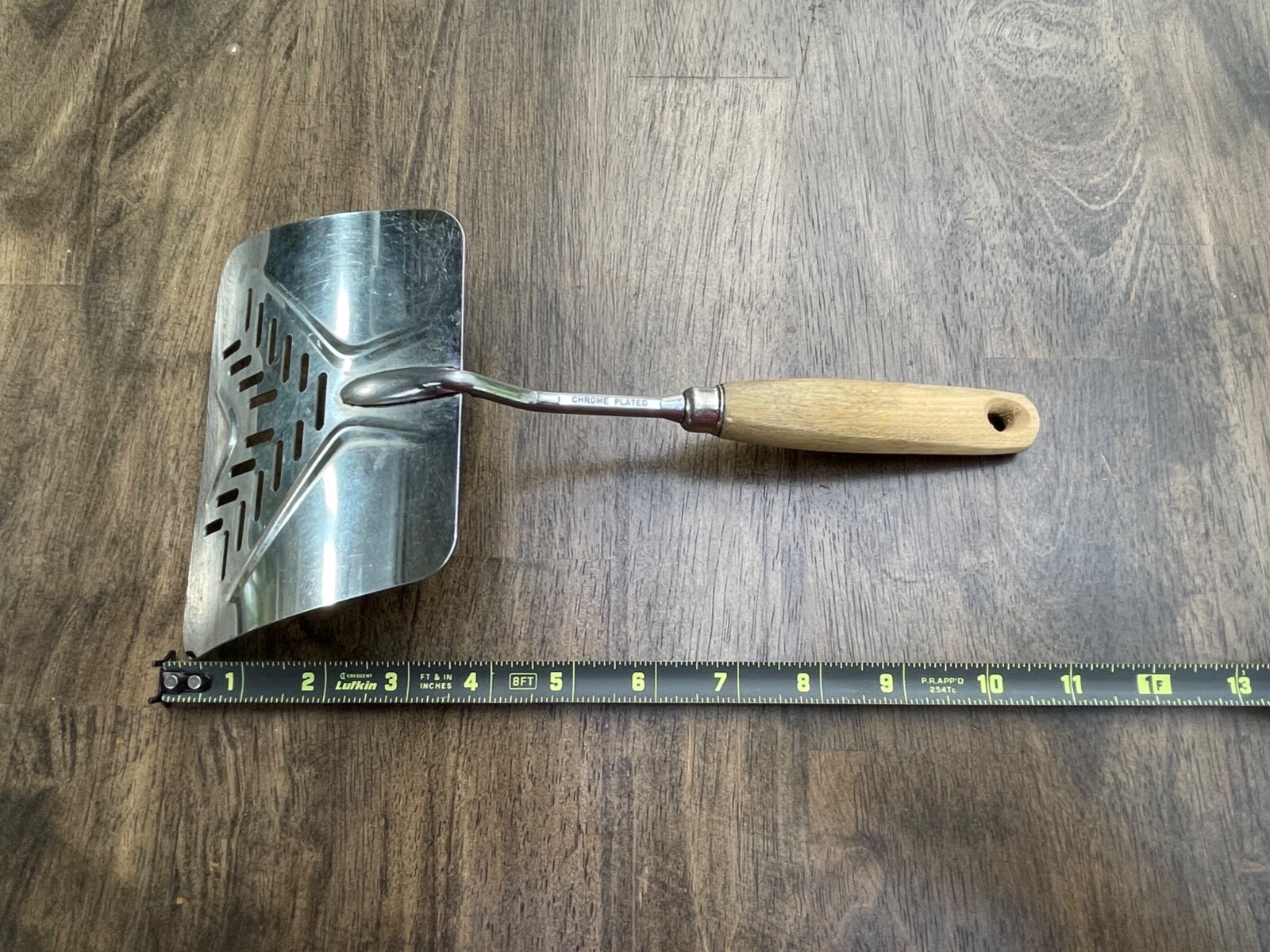 Vintage Ekco A&J Flipper Lifter Curved Spatula Chrome Plated Turner ...