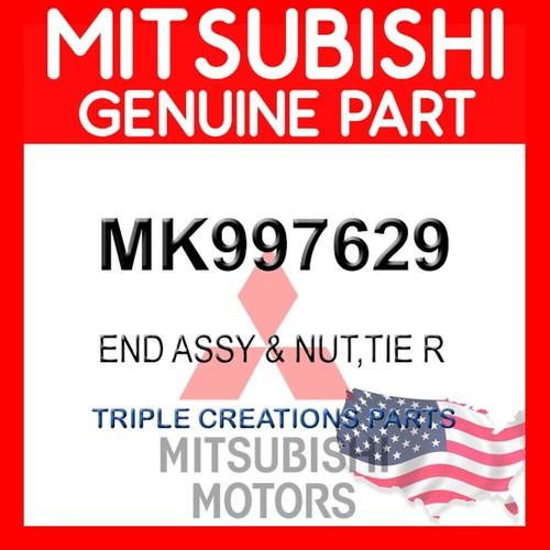 MK997629 Genuine Mitsubishi END ASSY & NUT TIE ROD | eBay