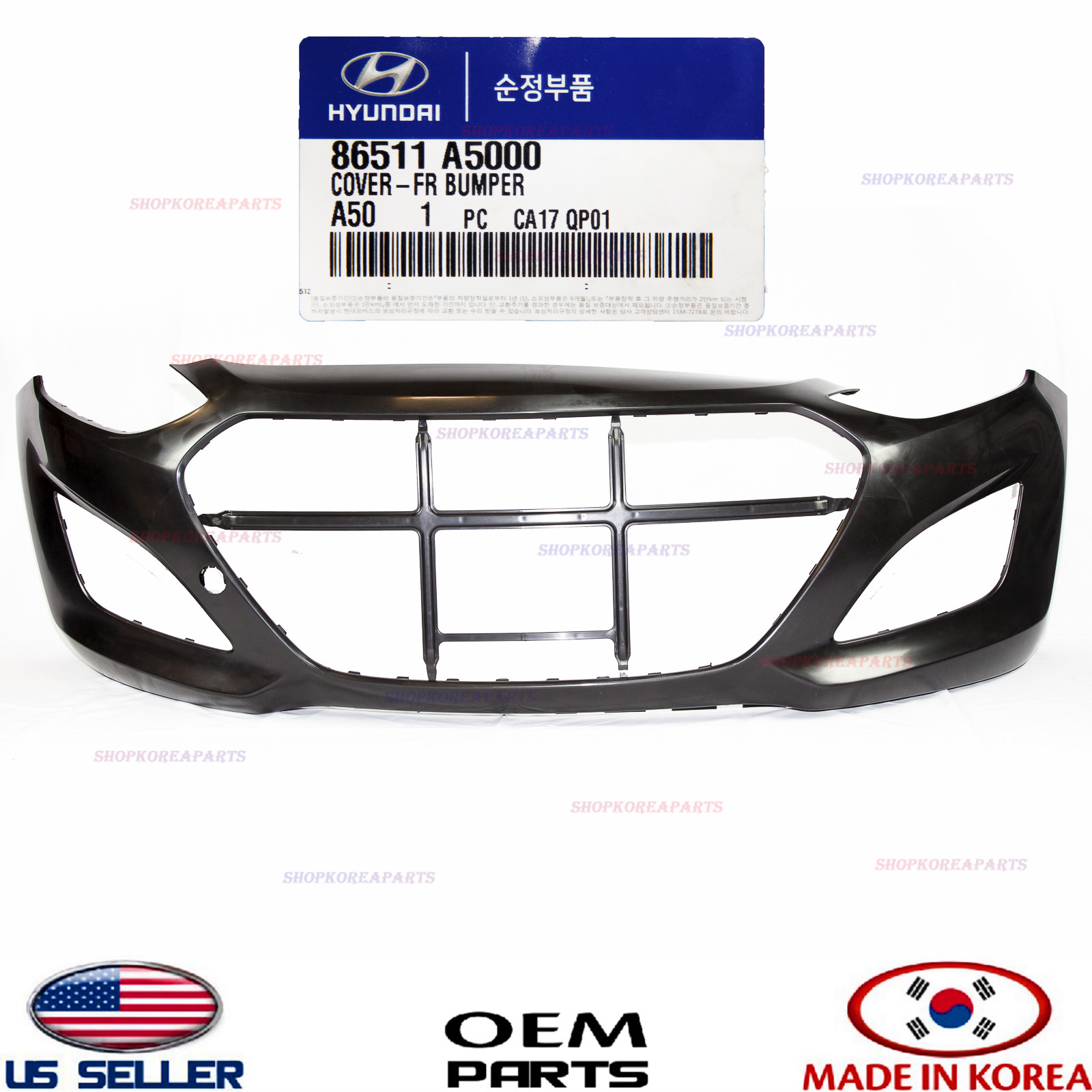 BUMPER COVER FRONT 【GENUINE】HYUNDAI ELANTRA GT HATCHBACK 2012-2017 ...