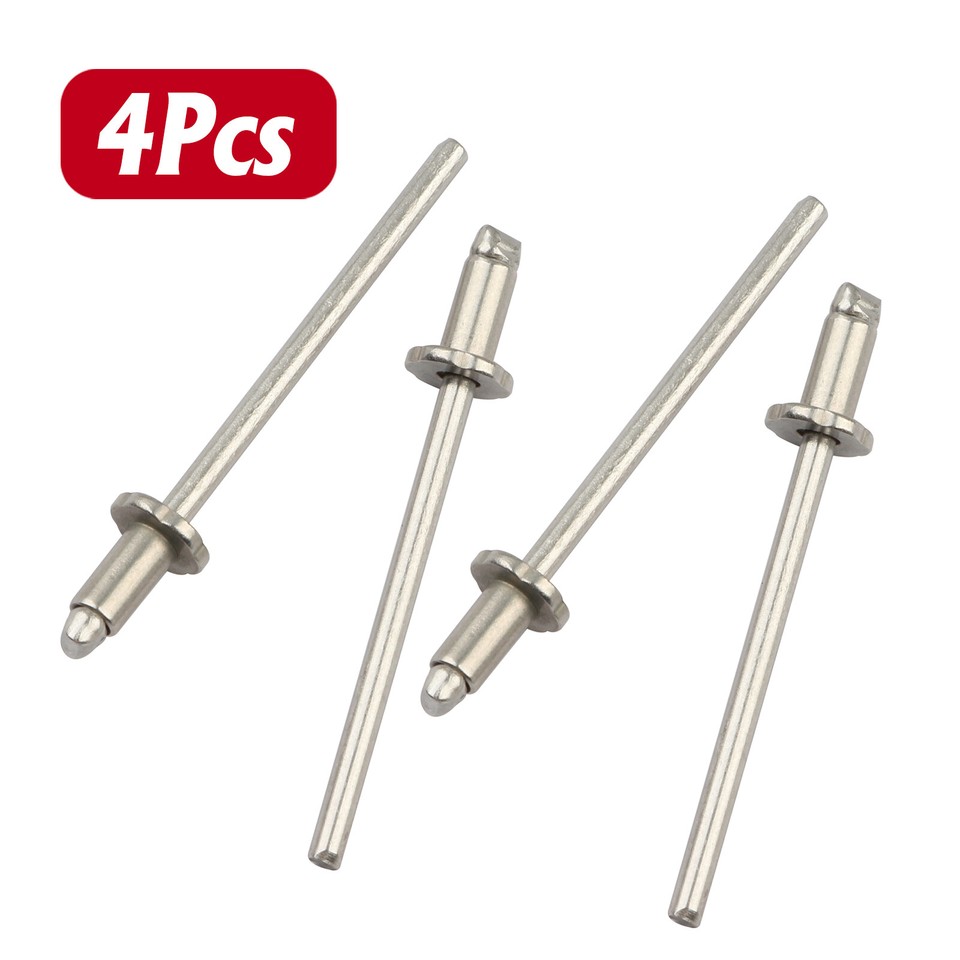 4x Nos Dash Rivets Stainless Steel for GM Ford Chrysler AMC VIN Door ...