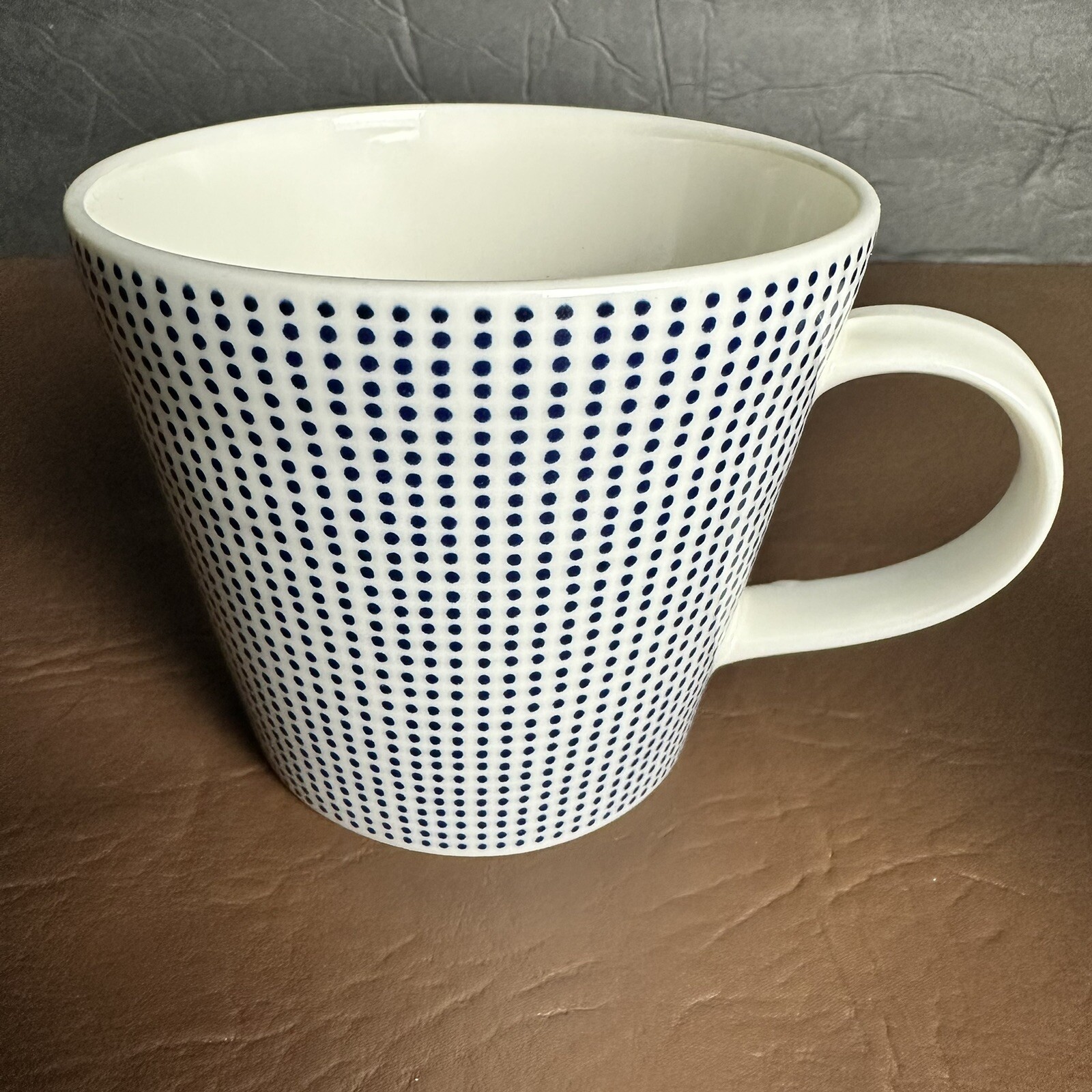 Royal Doulton Pacific Mugs Cups White Blue Dots 13.5 oz Porcelain | eBay