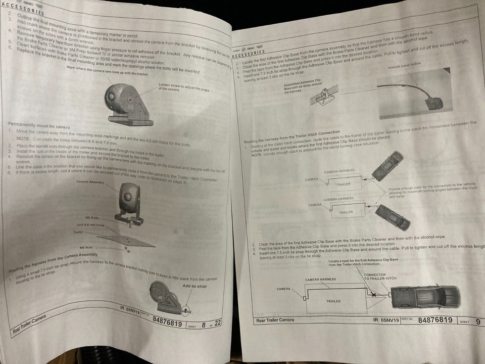 NOS OEM GM 2020-2024 Chevrolet GMC Cadillac Trailering Camera System ...