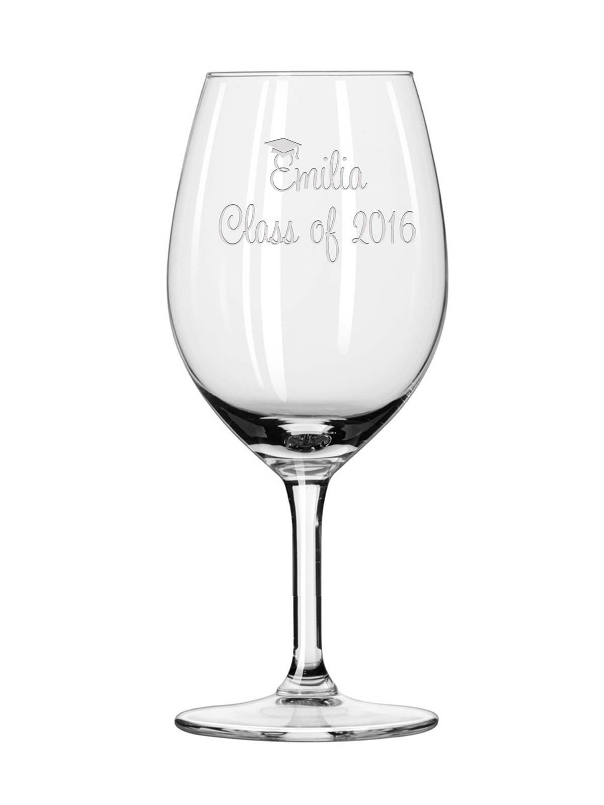 Graduation wine glass, Personalized Engraved Wine Glass, Graduation ...