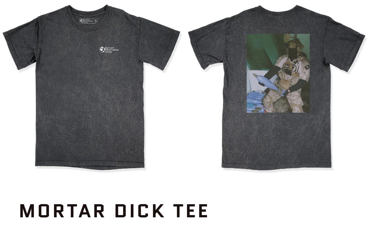 Forward Observations Group Mortar Dick Heavy Weight Tee T-Shirt - XL ...