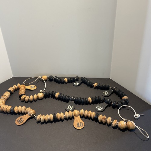 Vintage Wood Score Keeper Billiard Pool Table Score Beads - Wooden | eBay