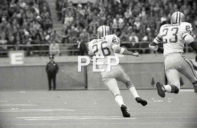 Original NFL Football Negative 1974 Detroit Lions Dick Jauron & Levi ...