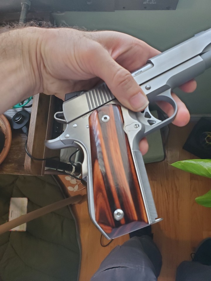 Red Tiger 1911 BOB-TAIL GRIPS American Handmade Ambi-fit | eBay