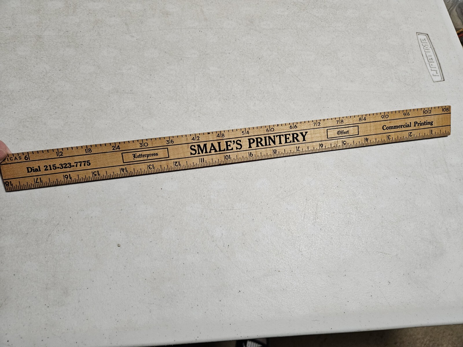 Vintage Smale's Printery Pottstown PA Letterpress Advertising 18 Inch ...