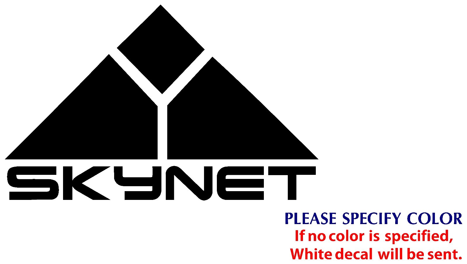 Skynet Terminator Funny Gamer Game Vinyl Sticker Decal Car Window ...