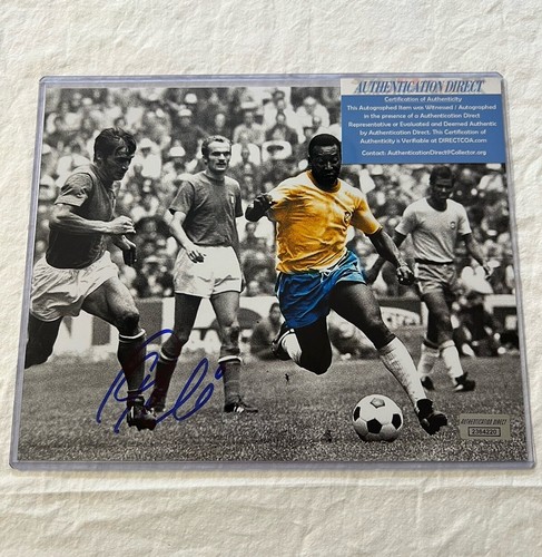Edson Arantes do Nascimento Pelé Brazil National Team Signed Autograph ...