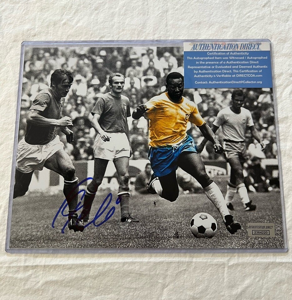 Edson Arantes do Nascimento Pelé Brazil National Team Signed Autograph ...