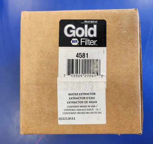 NAPA 4581 Water Extractor WIX | eBay