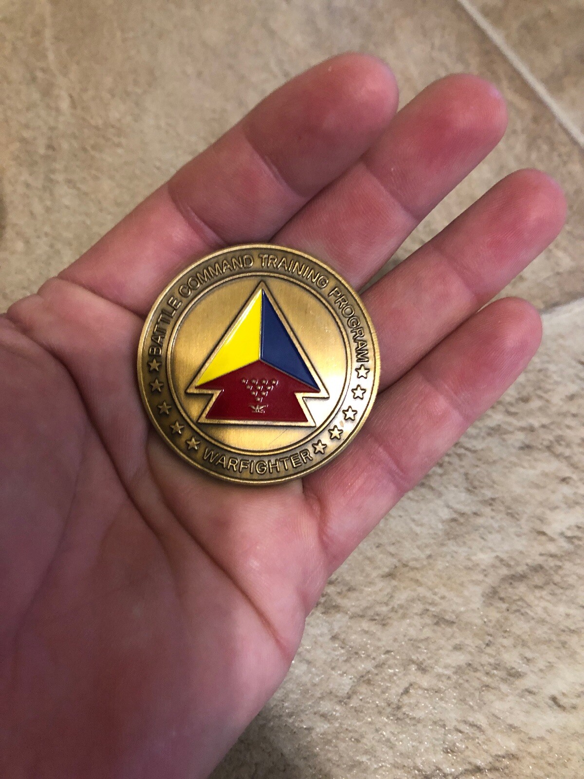 Battle command training program Warfighter challenge coin | eBay