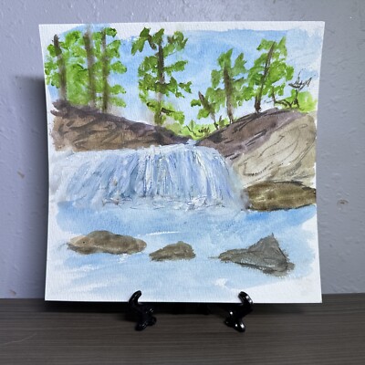 “The Waterfall Original Watercolor”- Artist Douglas Polk Signed | eBay
