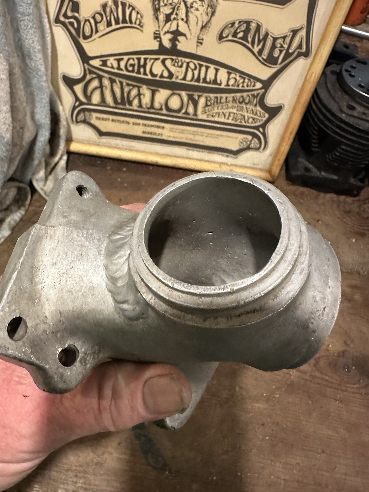 Harley Branch Dual Throat Intake Mikuni Shovelhead Vintage Chopper ...