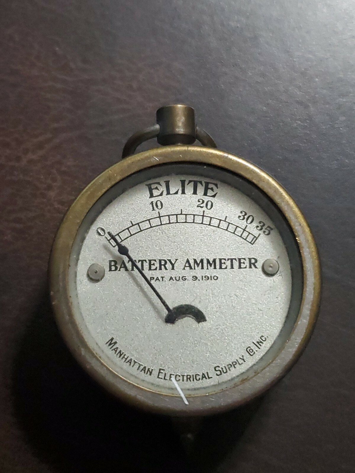 Vintage Elite Battery Ammeter Manhattan Electrical Supply Gauge | eBay
