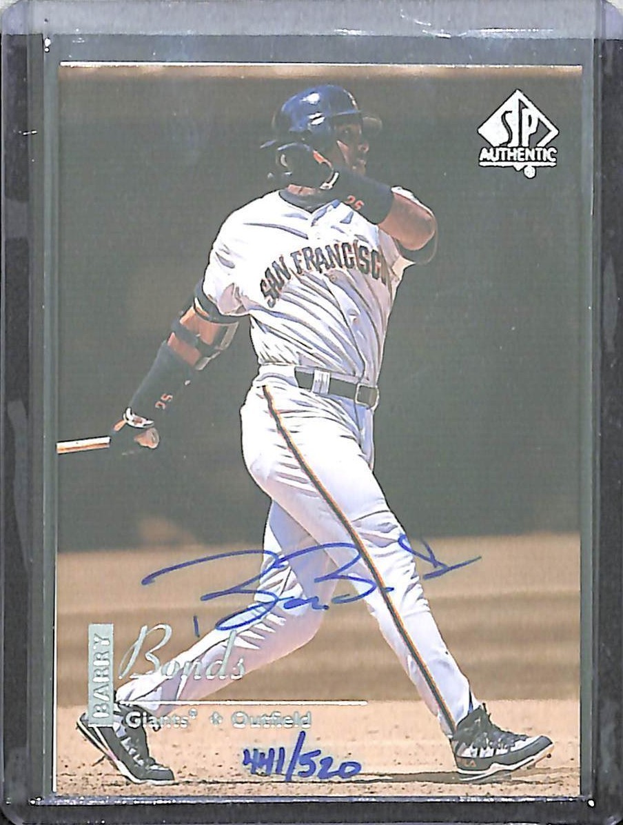 Barry Bonds Autographed Memorabilia | Signed Photo, Jersey ...