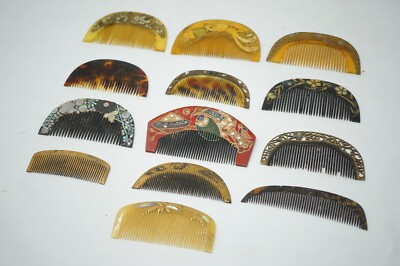 Japanese Comb Hair Accessory Collection x13 Vintage & Antique from ...