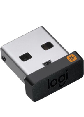 Logitech USB Unifying Receiver, 2.4 GHz Wireless Technology, USB Plug ...