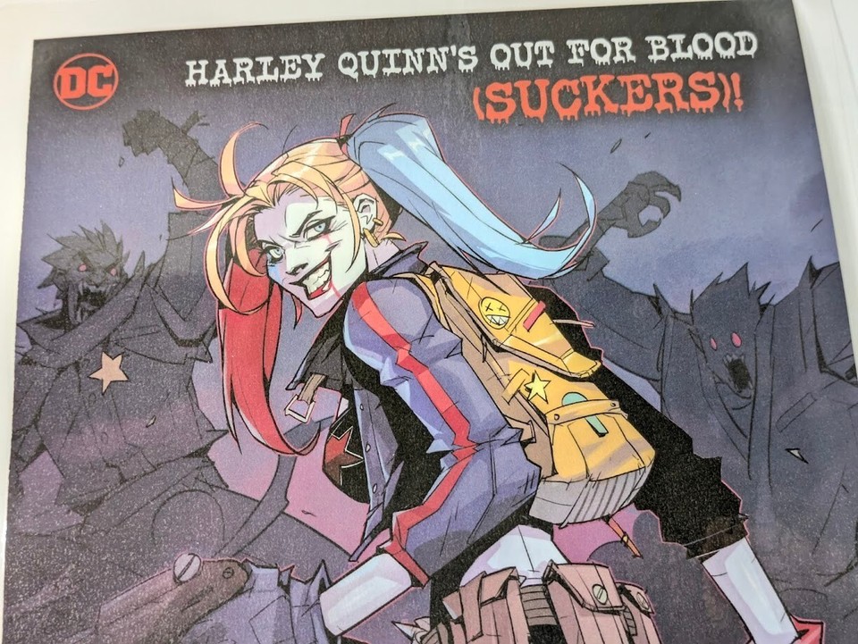 DC vs. Vampires Killers 2022 Laminated Harley Quinn Comic Promo – Ad | eBay