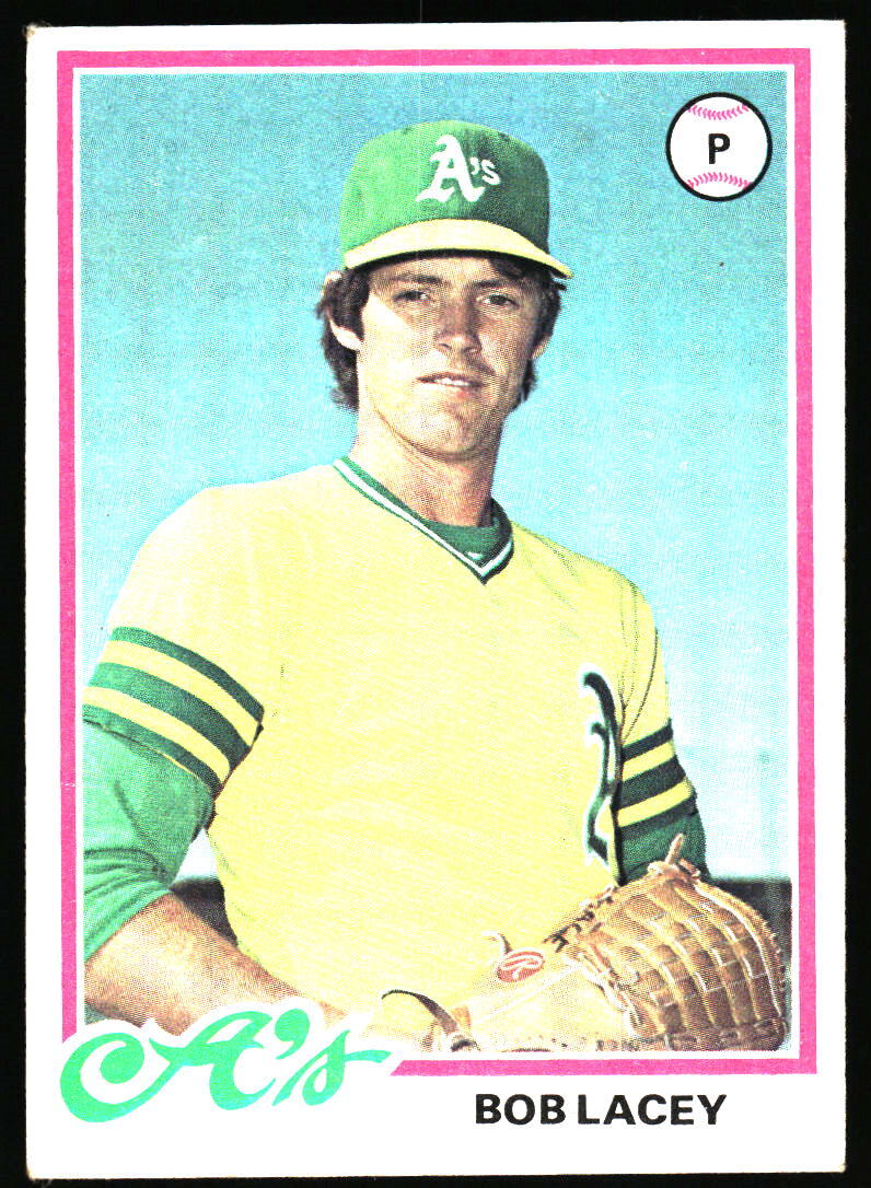 1978 Topps Bob Lacey Rookie RC #29 Oakland Athletics | eBay