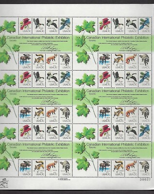 1757 MNH sheet of 48, 13-cent stamps celebrating "CAPEX 1978" - CV $19. ...