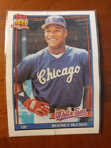1991 Topps Rodney McCray #523 Chicago White Sox Baseball Rookie | eBay