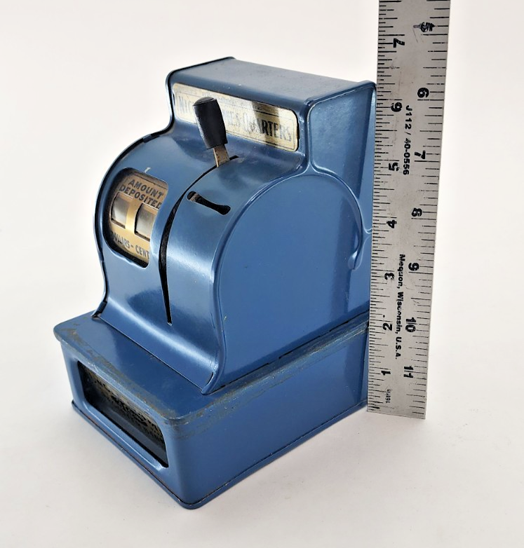 Vintage Uncle Sam's 3 Coin Cash Register Bank Toy - Calculates Total ...