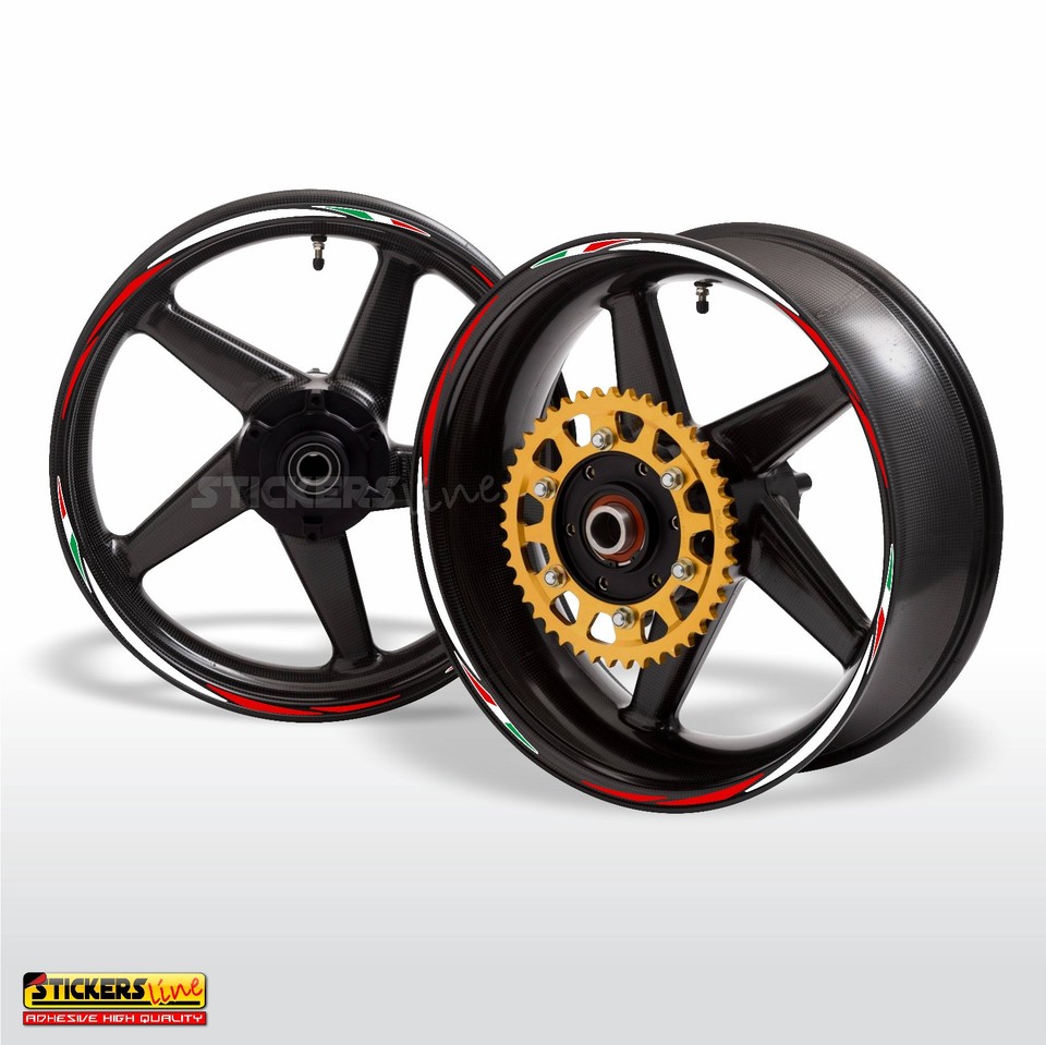 Stickers Wheels Motorcycle Stripes Circles for YAMAHA R6 Racing 4 | eBay UK