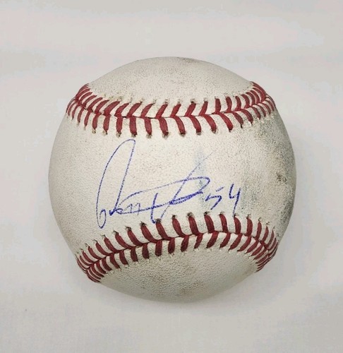 Carlos Vargas Signed Autographed Game Used Major League Baseball ...