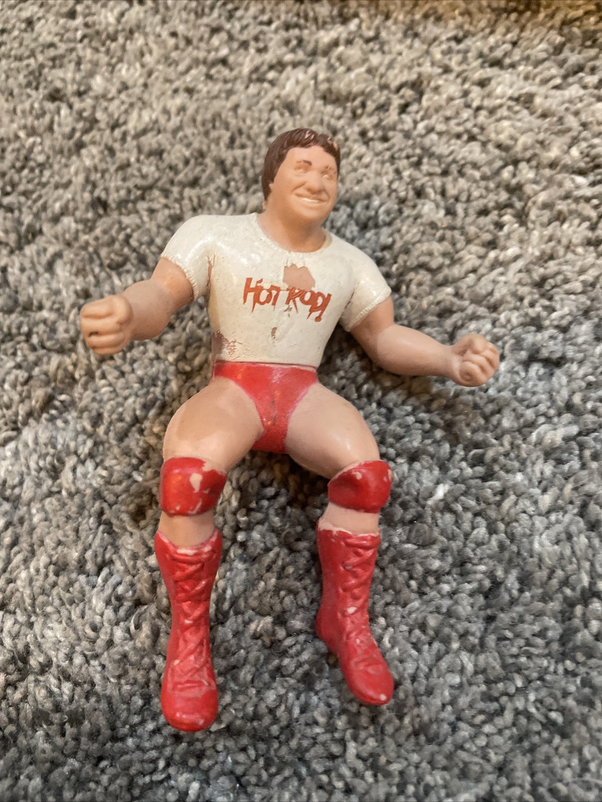 Hot Rod Rowdy Roddy Piper Vintage 1985 LJN Thumb Wrestler Action Figure ...