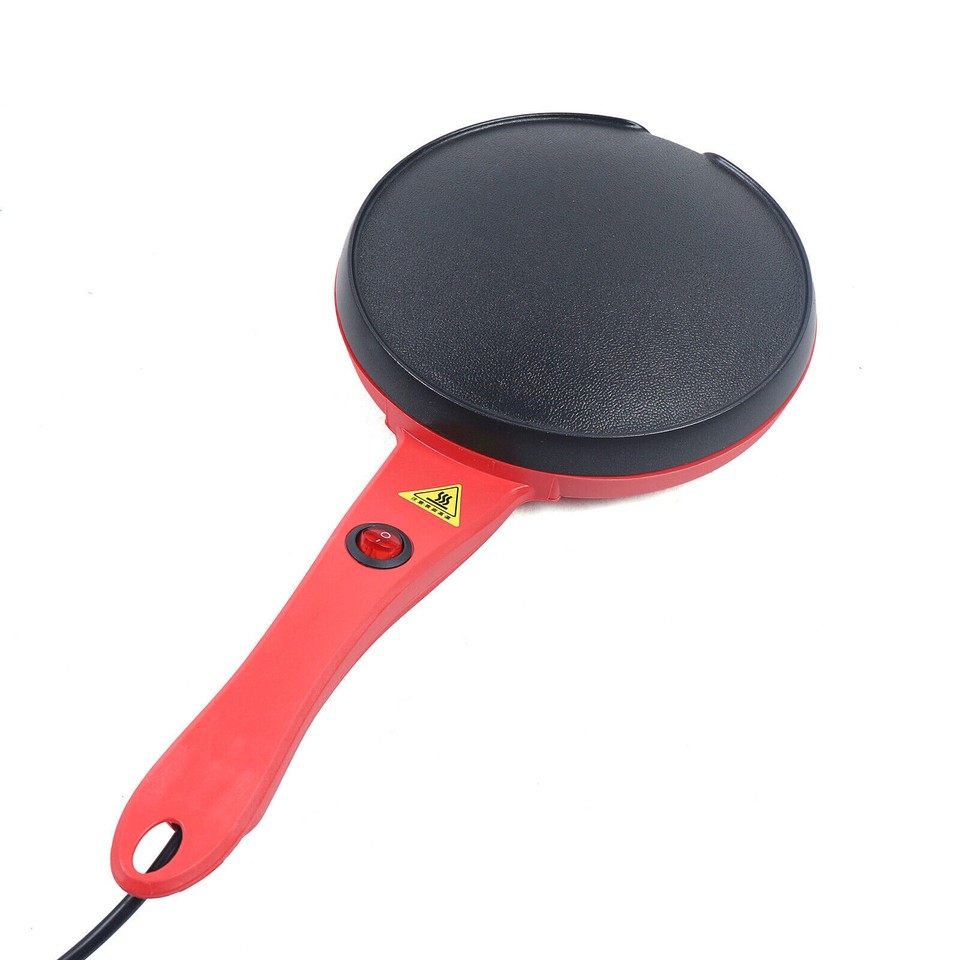 Electric Crepe Maker Baking Pancake Pan Non-Stick Frying Griddle ...