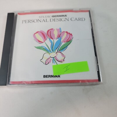 Artista Studio Bernina Personal Design Card- Embroidery Designs | eBay