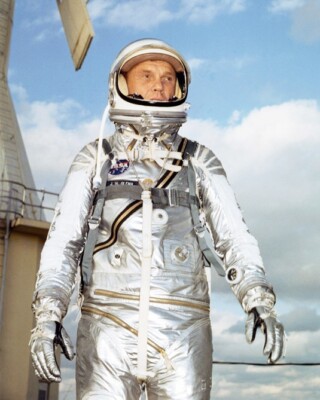 1962 Space Astronaut JOHN GLENN Glossy 8x10 Photo Poster Cape Canaveral ...