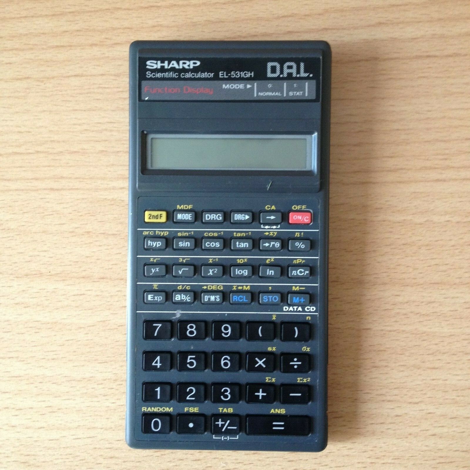 Sharp EL-531GH Scientific Calculator Handheld Advanced D.A.L. Multi ...