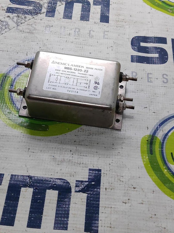 Nemic Lambda MBS-1220-22 NOISE FILTER | eBay