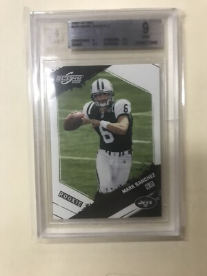2009 Score #370 Mark Sanchez RC Beckett Football Rookie Card | eBay