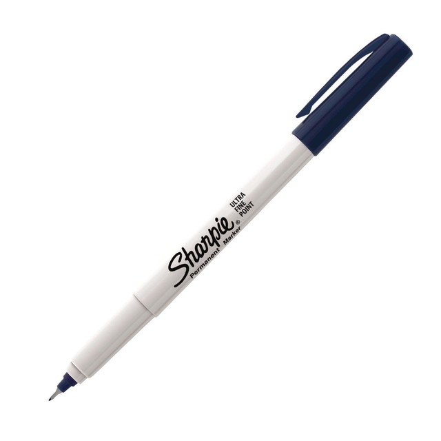 Sharpie 1769174 Ultra Fine Point Permanent Navy Blue Color 1 EA for ...