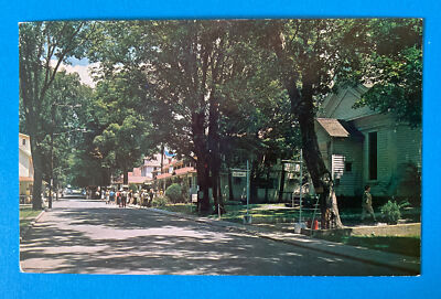 MAPLECREST New York NY Vintage Postcard Main Street Residential Scene ...