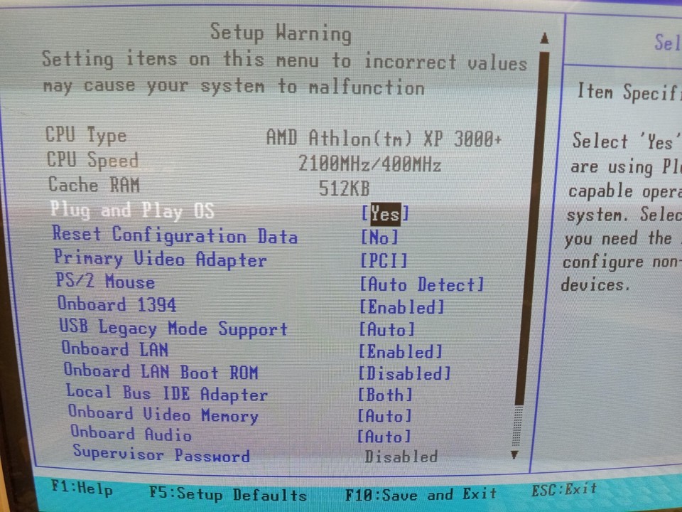 Vintage HP Pavilion a706n PC AMD Athlon 3000+2.1GHz 512MB 160GB CDRW ...