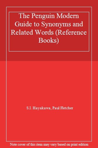 THE PENGUIN MODERN GUIDE TO SYNONYMS AND RELATED WORDS (REFERENC | eBay