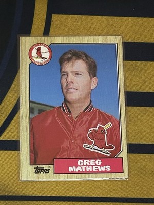 1987 Topps - Greg Mathews #567 (RC) | eBay