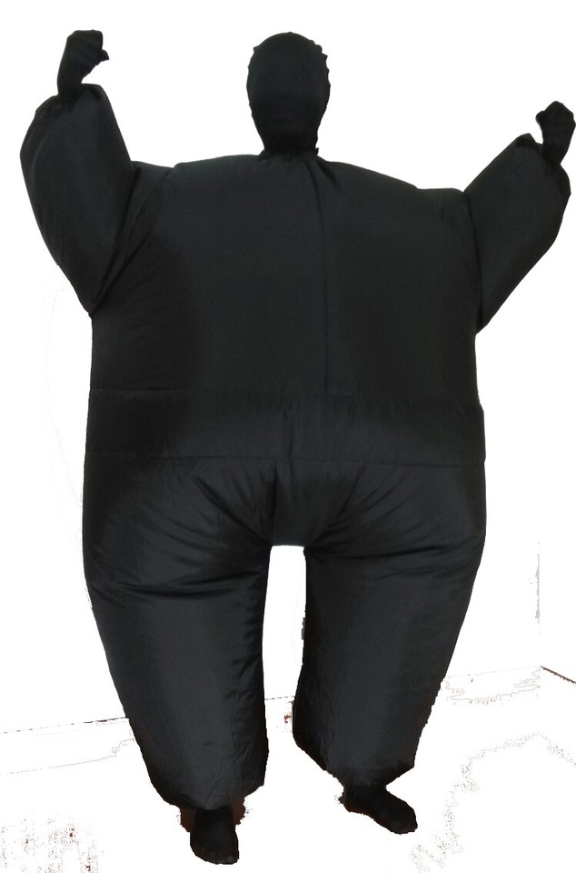 Adult Inflatable Suit Fat Suit Costume Fat Chub Sumo Blow Up Fancy ...