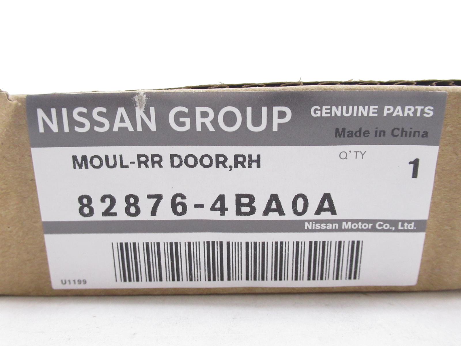 Genuine OEM Nissan 82876-4BA0A Passenger Rear Lower Door Molding 2014 ...